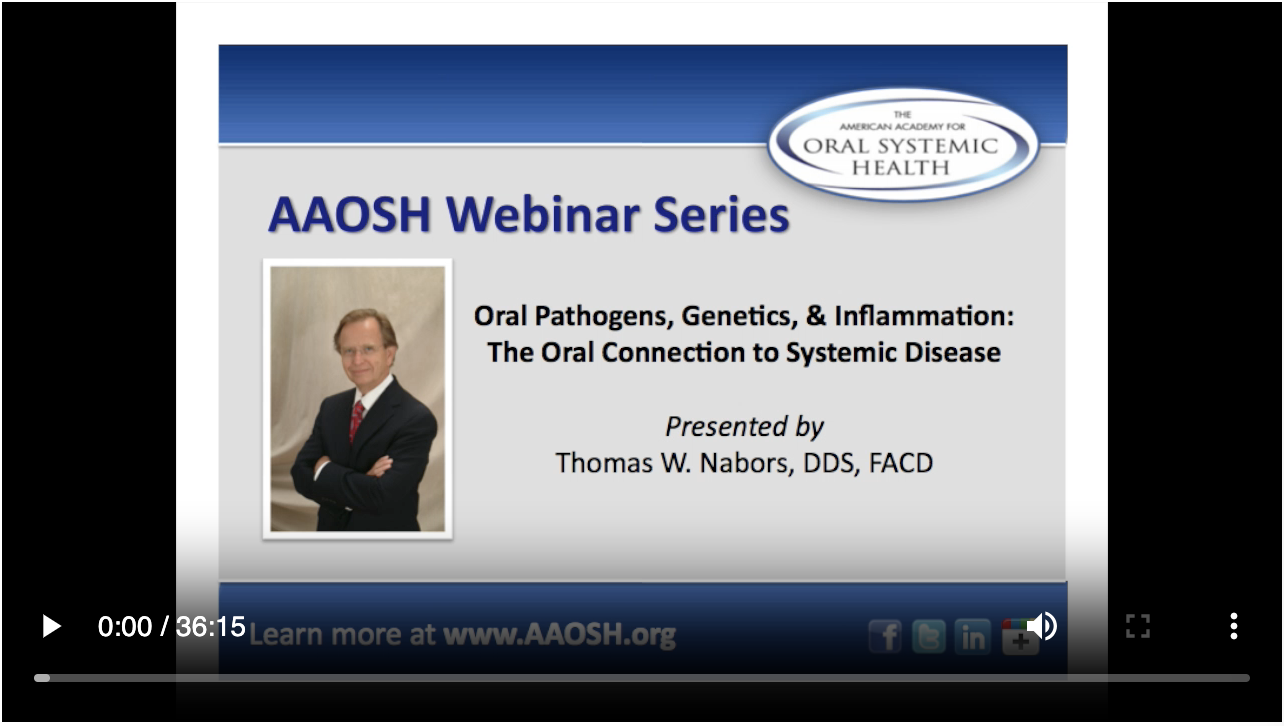 Oral Pathogens, Genetics, and Systemic Inflammation: The Oral Connection to Systemic Disease
